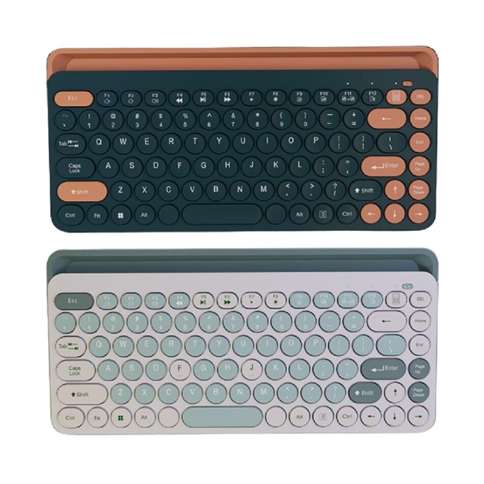 New Card Slot Keyboard, Round Key, Dual-mode Bluetooth Keyboard ...