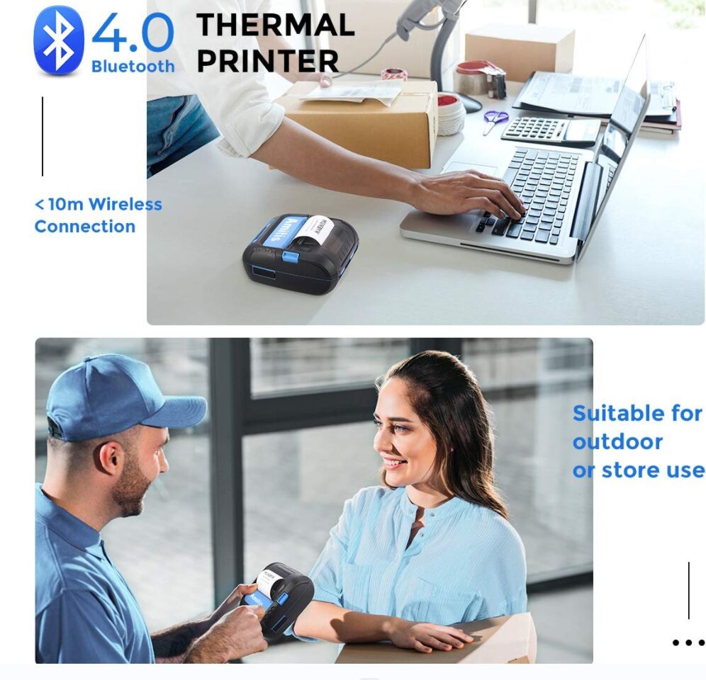 Wholesale Portable Thermal Printer Fast-speed 72/80mm Label Printer ...
