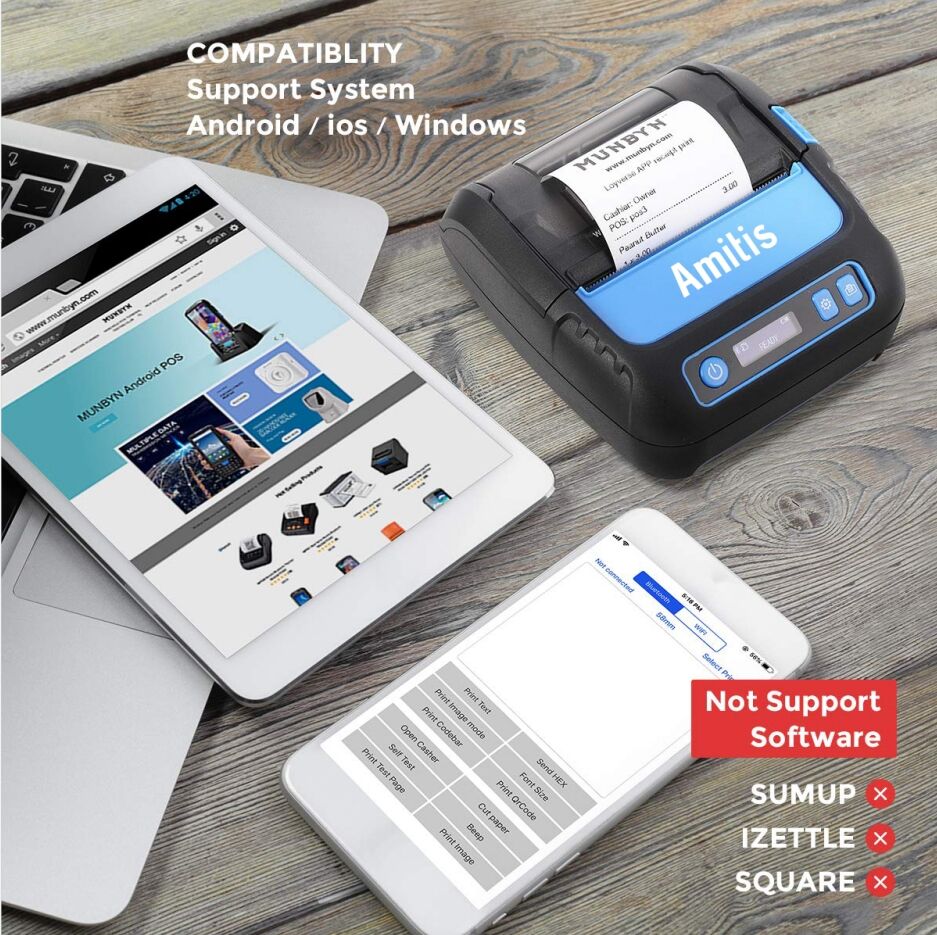 Wholesale Portable Thermal Printer Fast-speed 72/80mm Label Printer ...