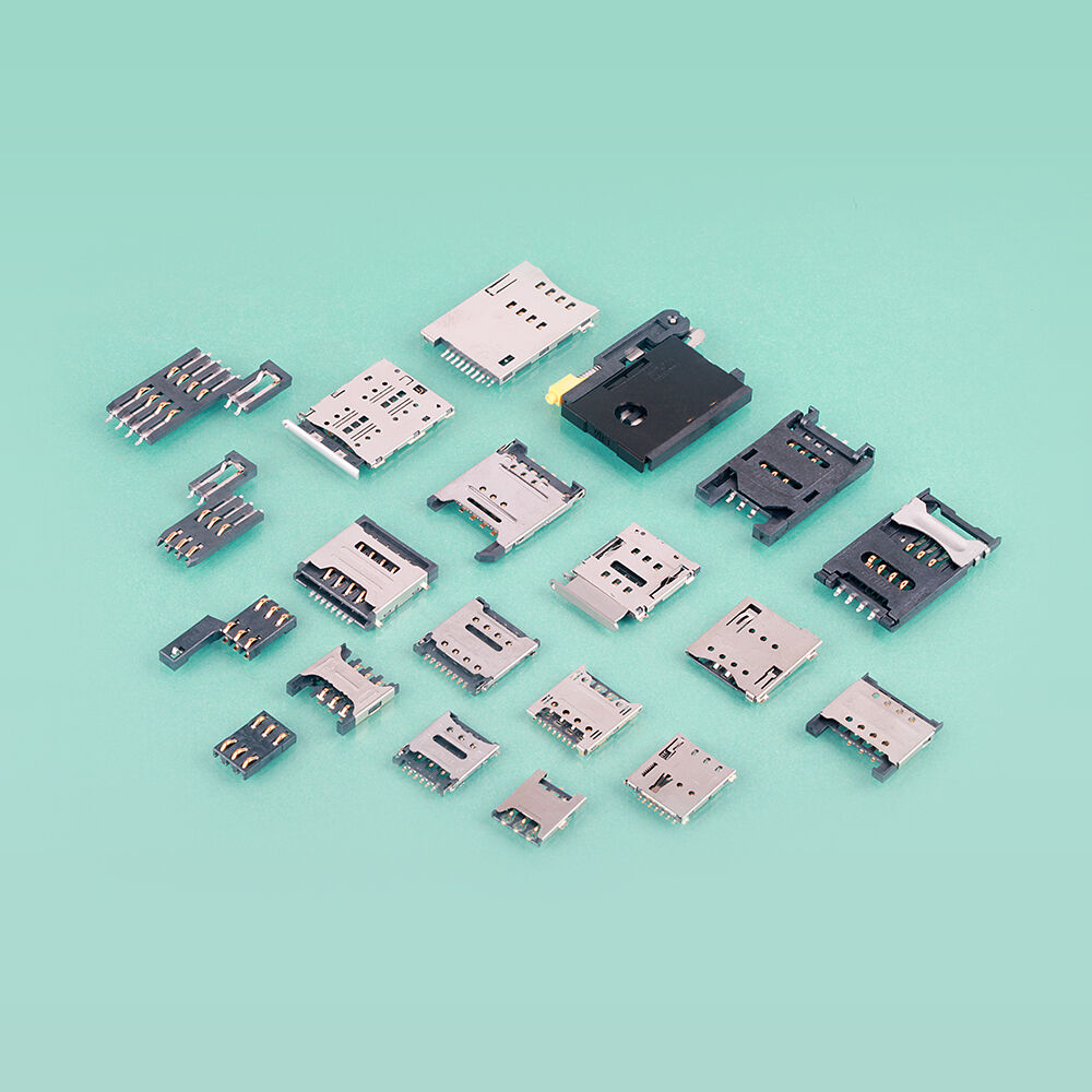 Push Push Type Sim Card Reader Smart Card Connector Micro Sim Card ...