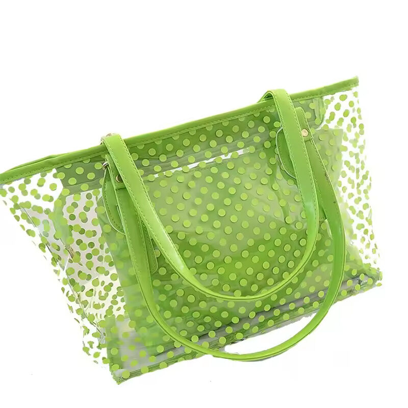 Wholesale Portable Waterproof Beach Bags Transparent Pvc Handbag, Pvc ...