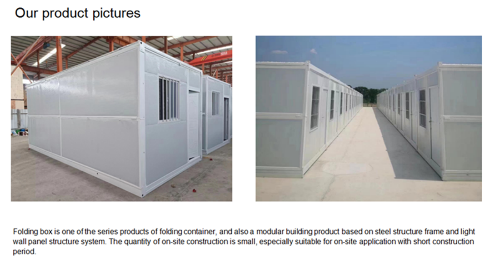 Oem/odm Galvanized And Advanced Folding Container House Manufacturer ...