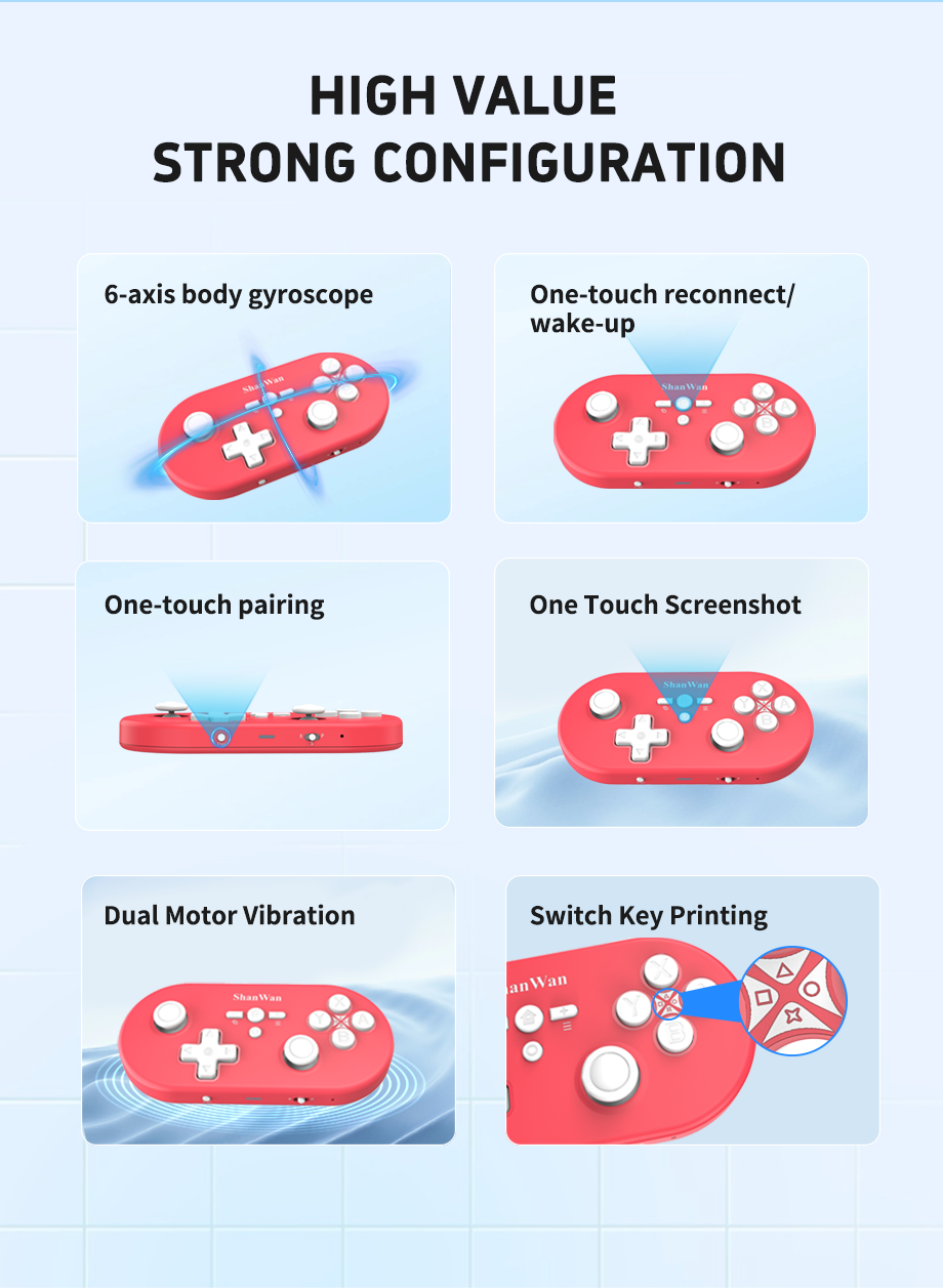 Wireless Pc Game Controllers Wireless Game Controller Bluetooth Video ...