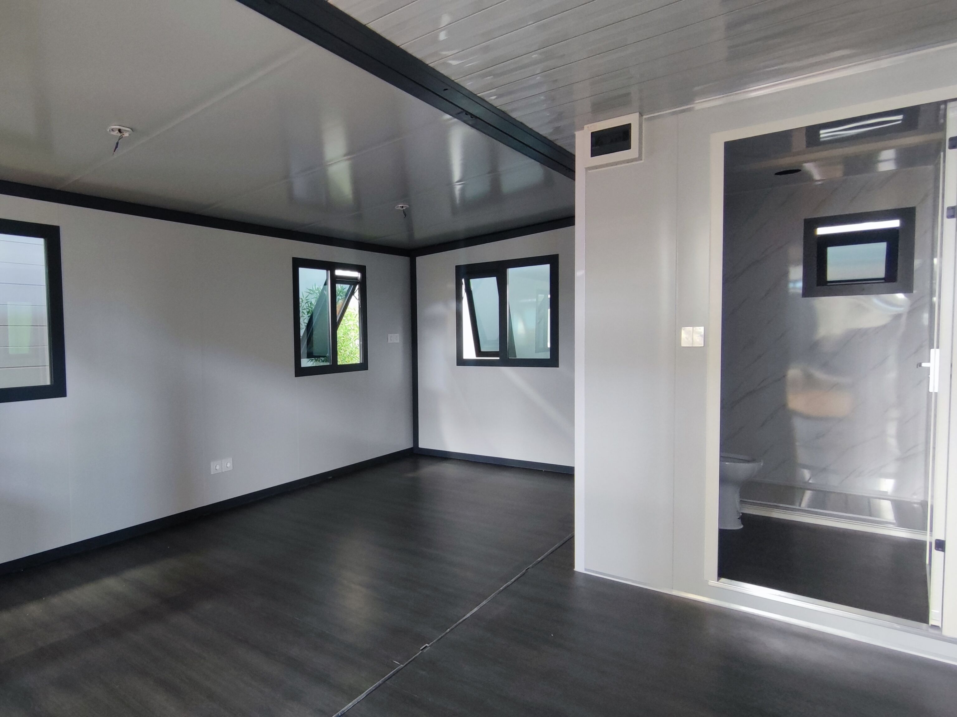Modular Design Prefab Steel House 40ft, Stainless Steel Frame Enhanced ...