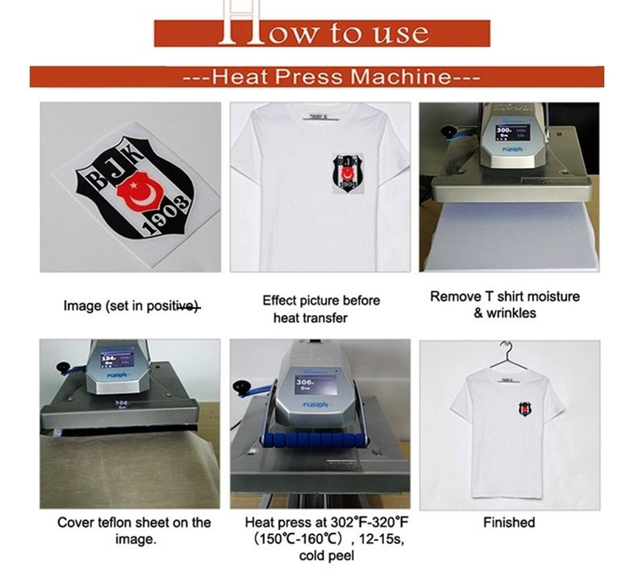 Buy China Wholesale Custom Reflective Logo Iron On Plastisol Heat ...