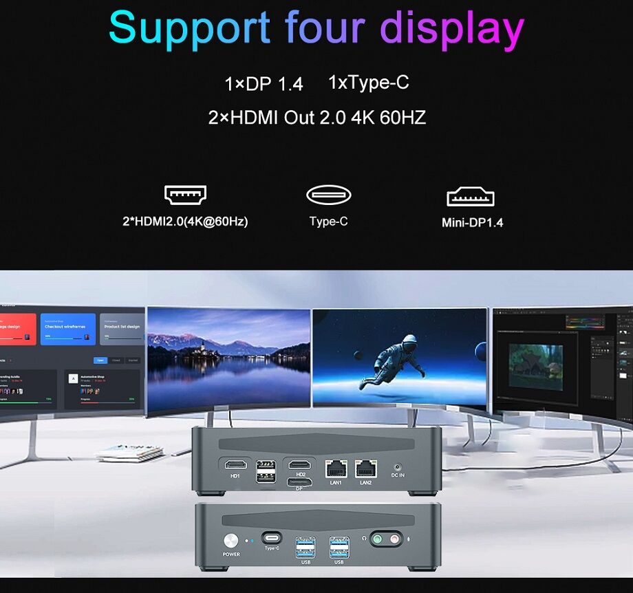 Factory Direct Best-selling Cheap Small Desktop Computer Dual Core Win7 ...