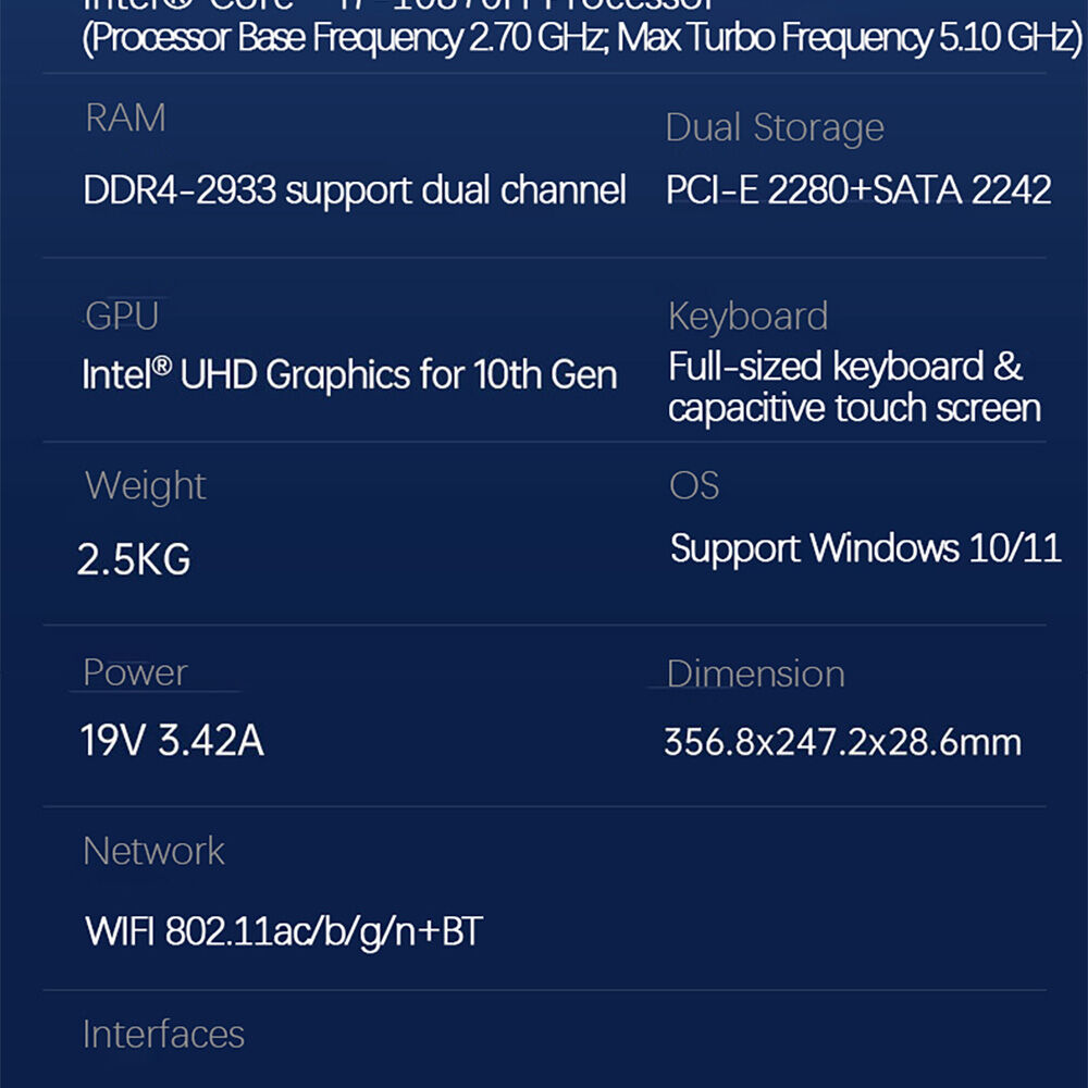 New 16-inch + 14-inch Dual-screen Laptop Main 1920*1200 Ips 5000mah ...