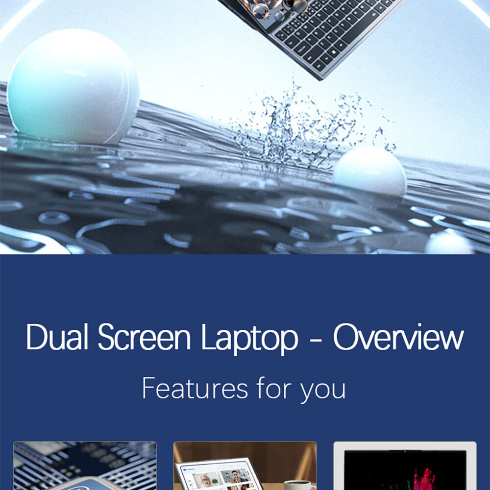 New 16-inch + 14-inch Dual-screen Laptop Main 1920*1200 Ips 5000mah ...