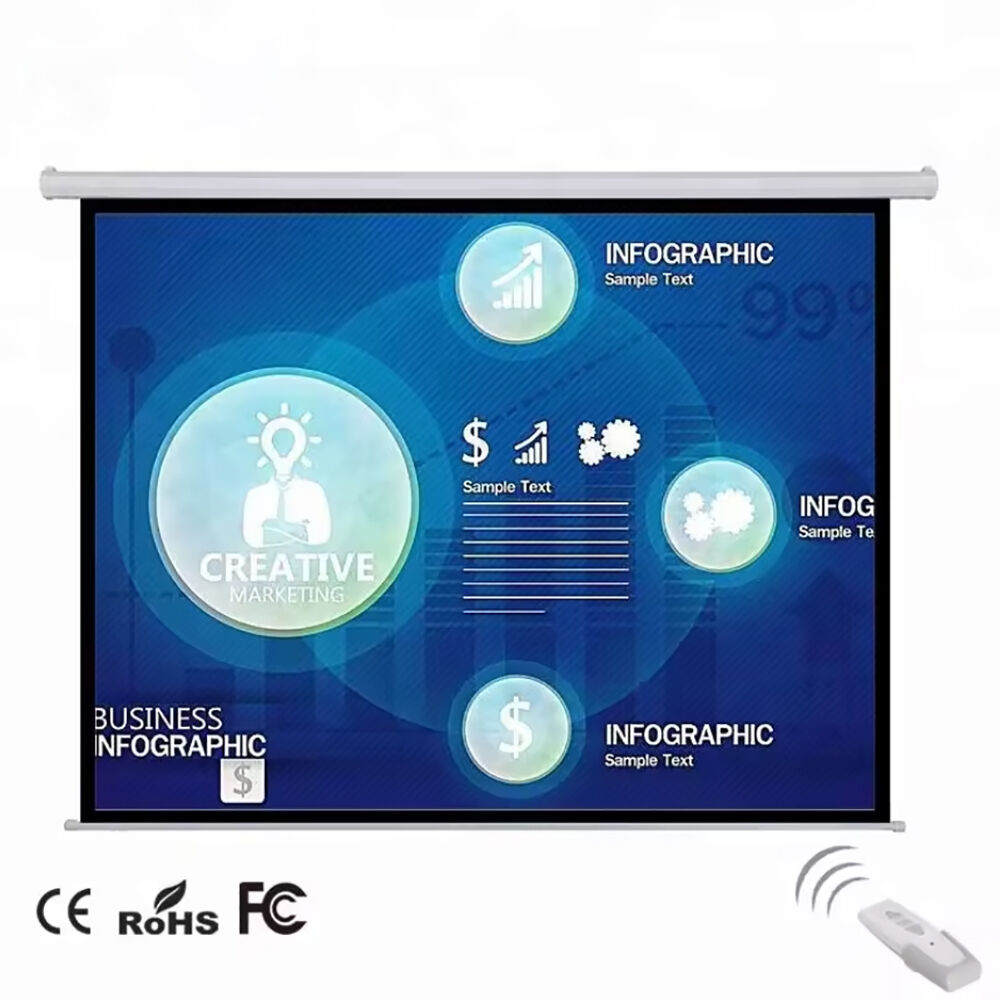 Factory Price Projection Screen Manual Wall Mounted Projector Screen ...