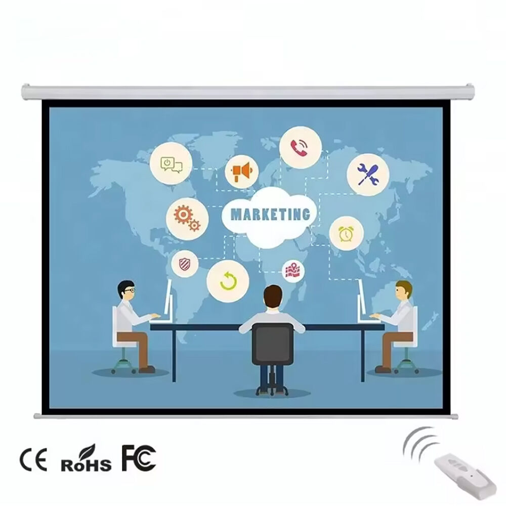 Factory Price Projection Screen Manual Wall Mounted Projector Screen ...