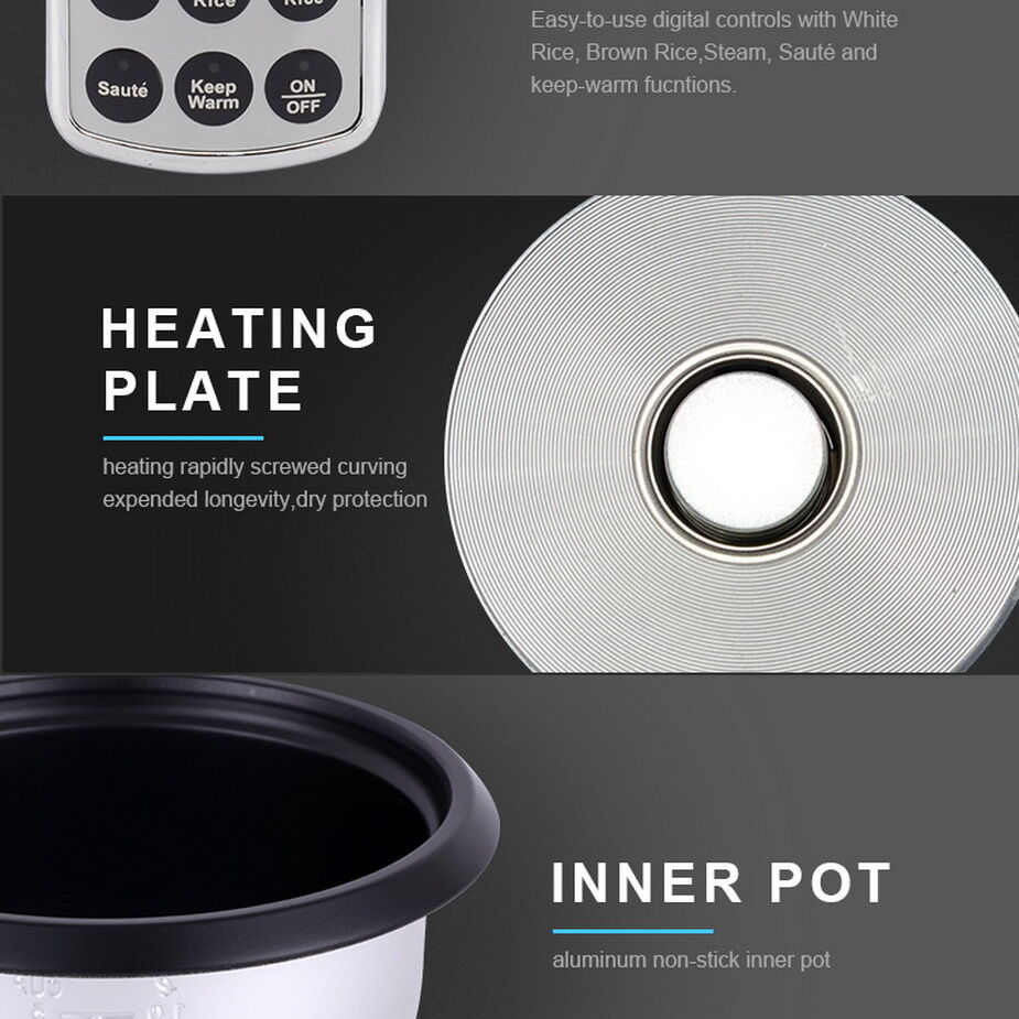 Bulk Buy China Wholesale Digital Drum Rice Cookers Food Steamer 1.8l ...