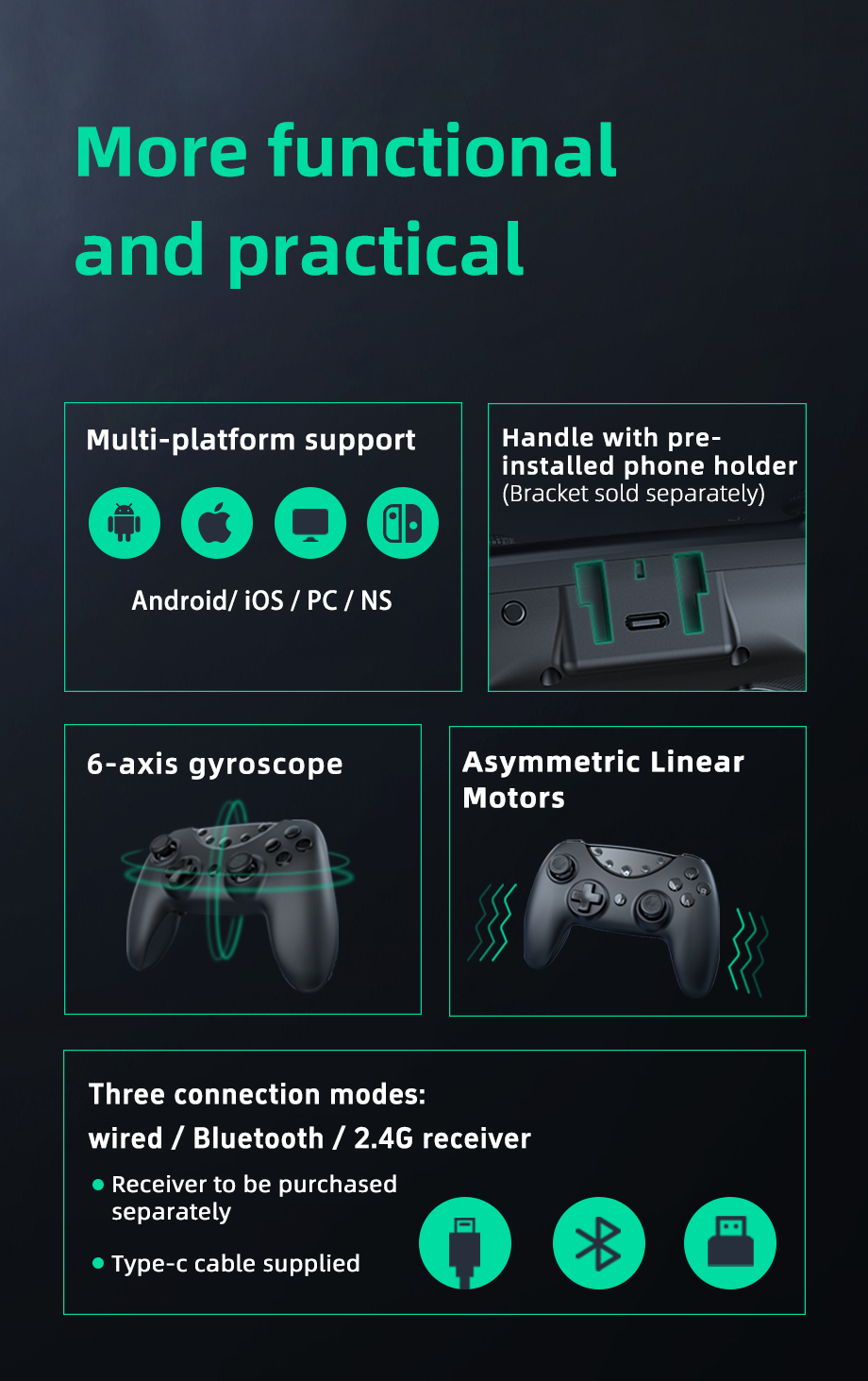 Bulk Buy China Wholesale Shanwan Bluetooth Wireless Game Controller Q42 ...