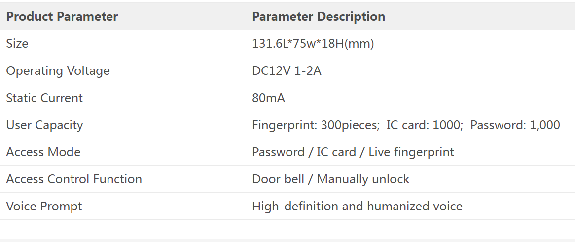 Yli Electronic Intelligent Fingerprint Access Control Keypad With ...