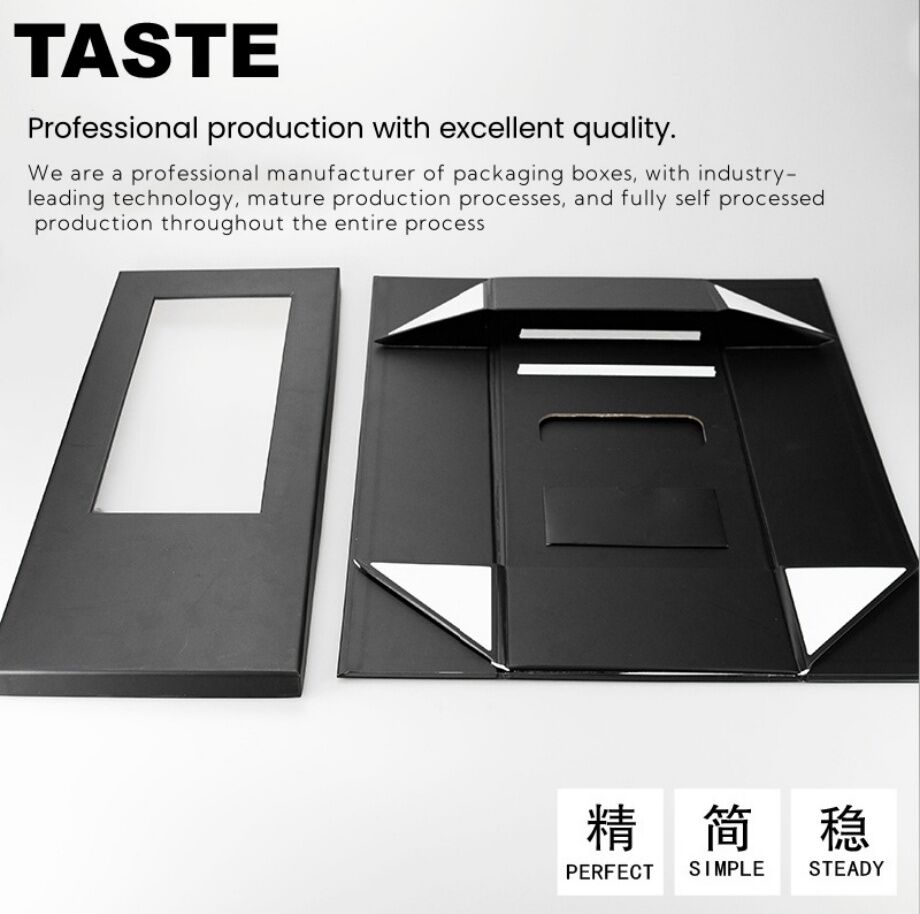Folding Flower Box With Window Opening And Up And Bottom Cover, 1200gsm ...