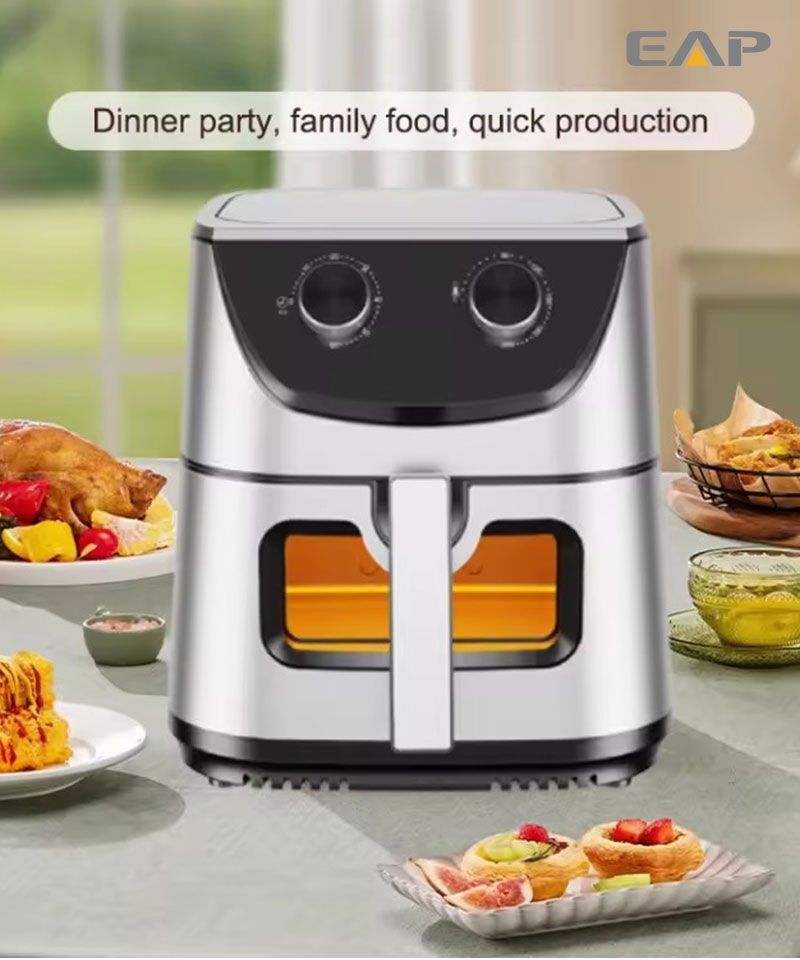8l Air Fryer Led Display Touch Screen Visual Window New Design Home ...