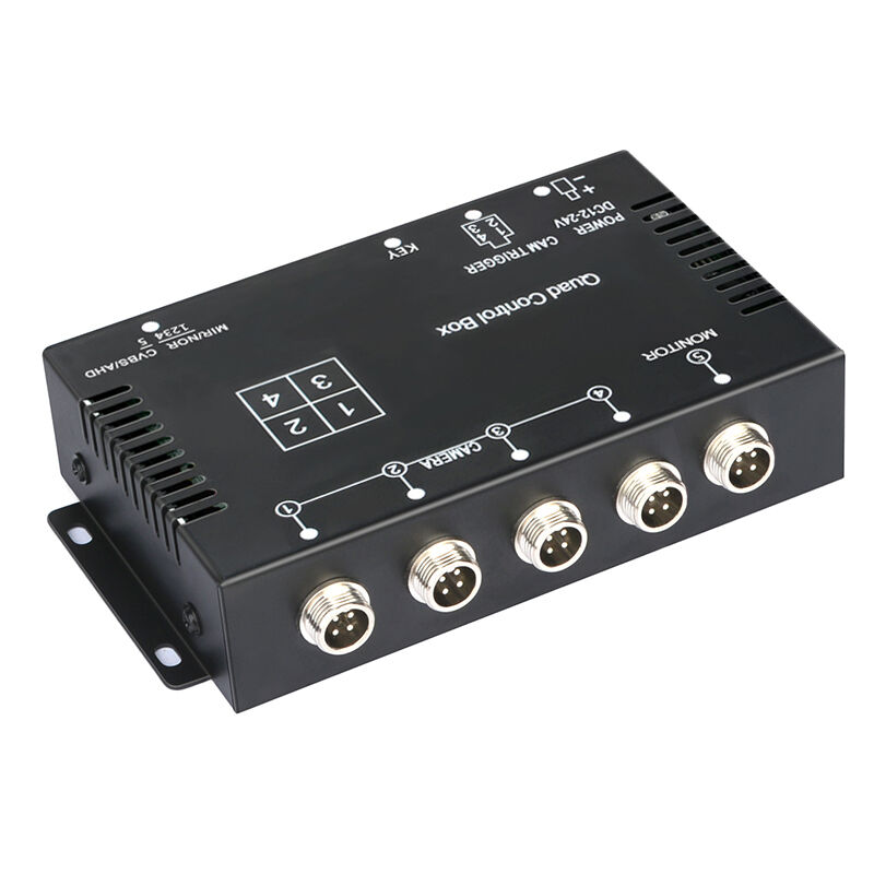 Wholesale Car Video Splitter Box Quad View Split Control Box 4pin ...