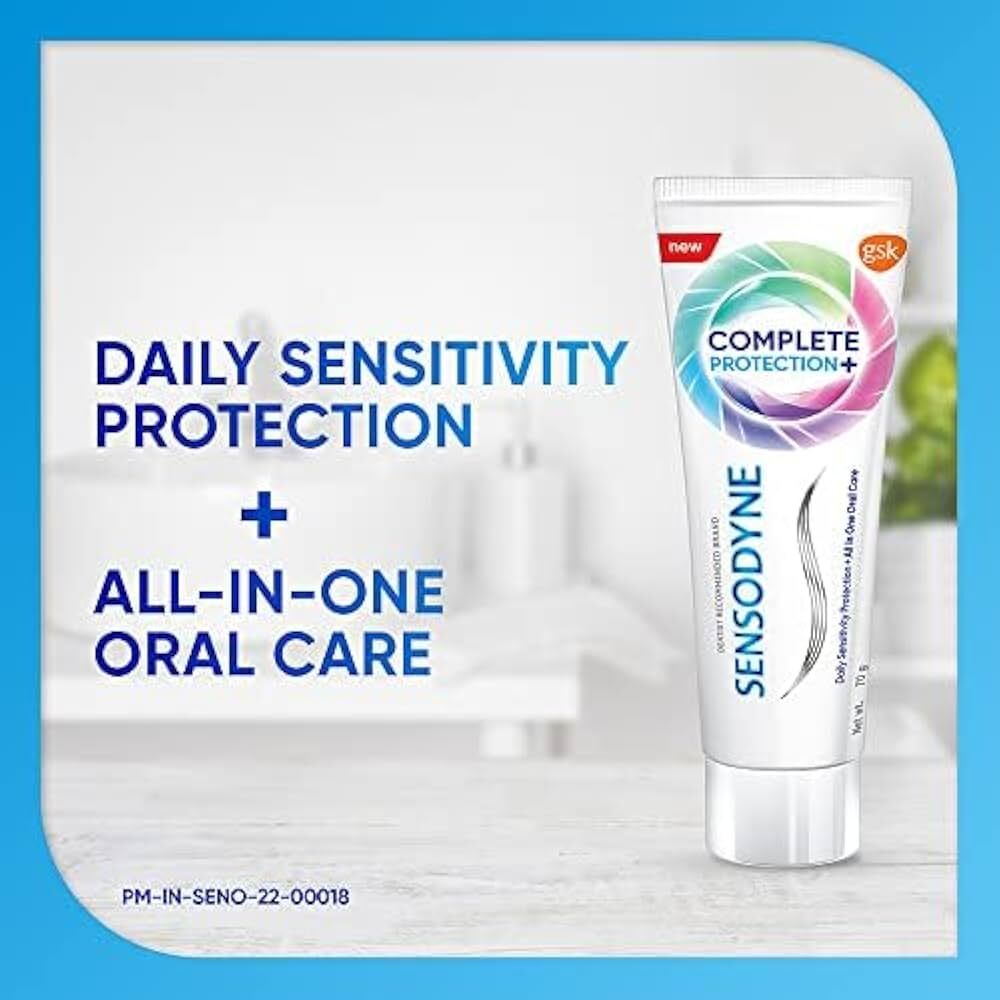 Buy Sensodyne Complete Protection Toothpaste, 70g - Daily Oral Care For ...