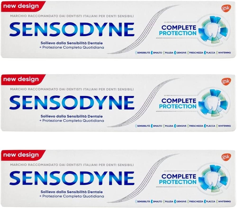 Buy Sensodyne Complete Protection Toothpaste, 70g - Daily Oral Care For ...