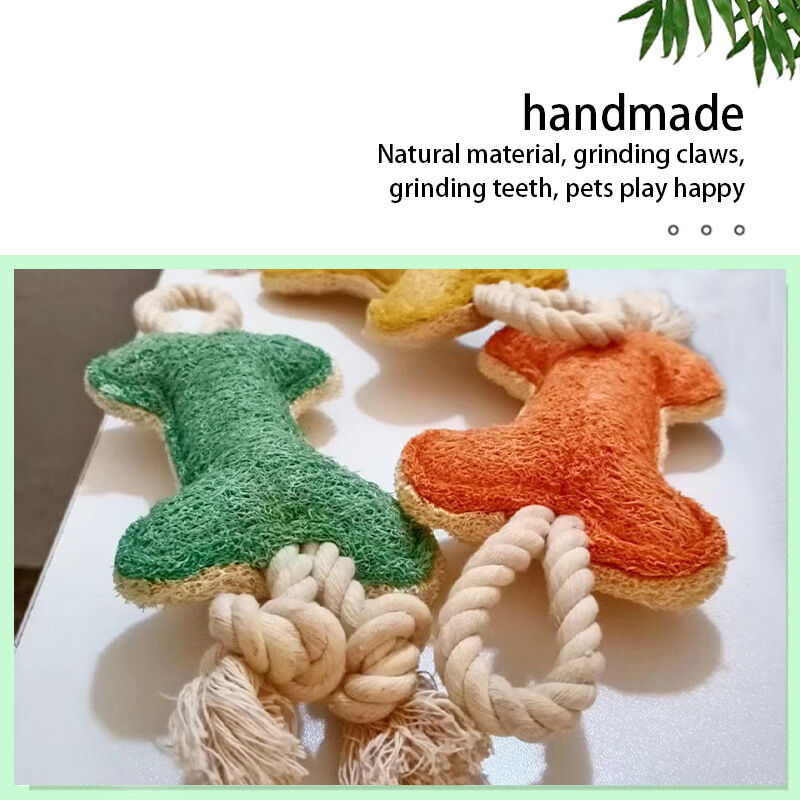 Pet Loofah Toy With Cotton Rope - Buy China Wholesale Pet Loofah Toy $1 ...