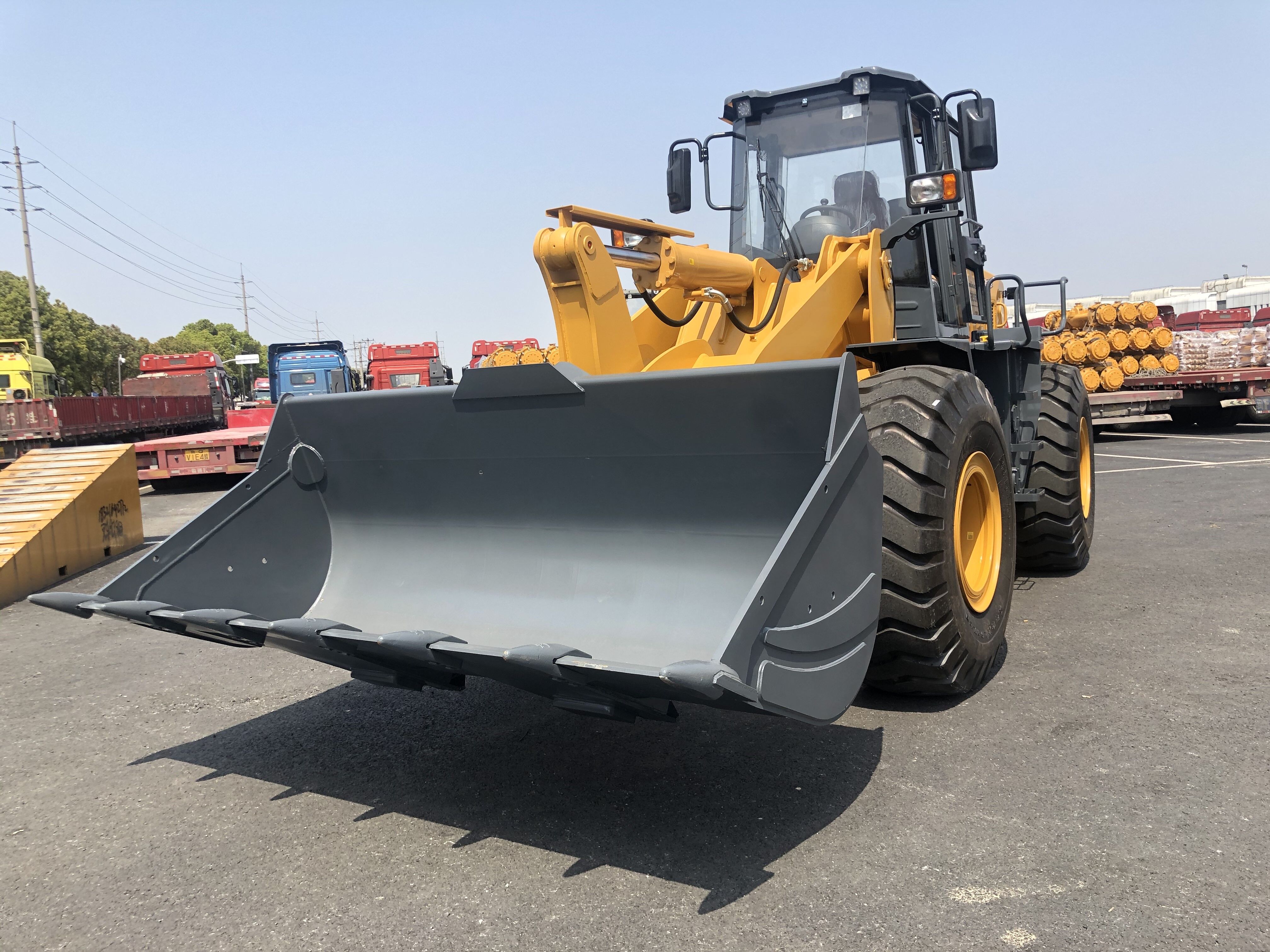 Factory Price New 5.5 Ton 5 Ton Front Wheel Loader Lg855n/cdm855n Front ...