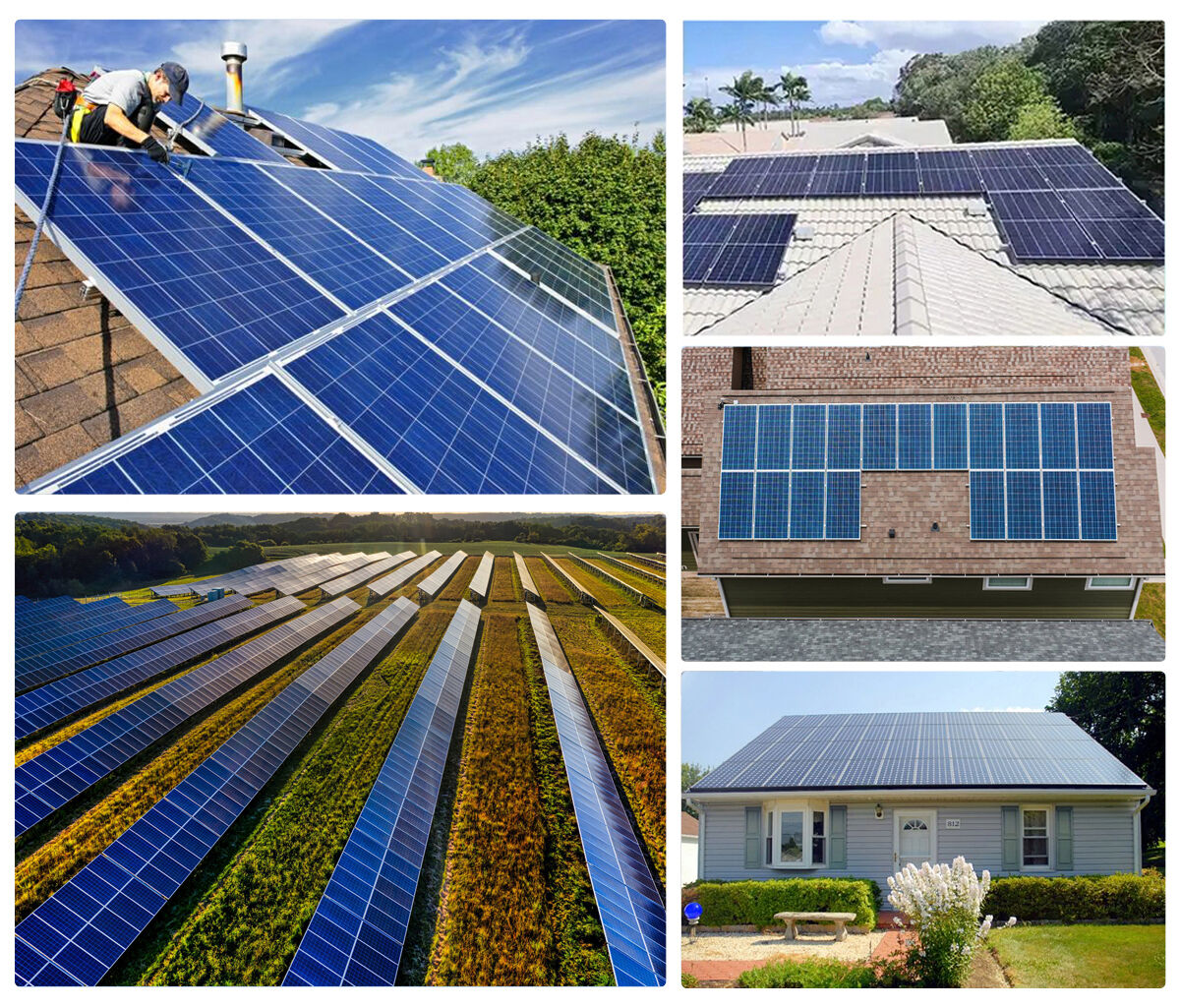 Factory Price Solar Photovoltaic Cells 180w 190w Mono Solar Panels For ...