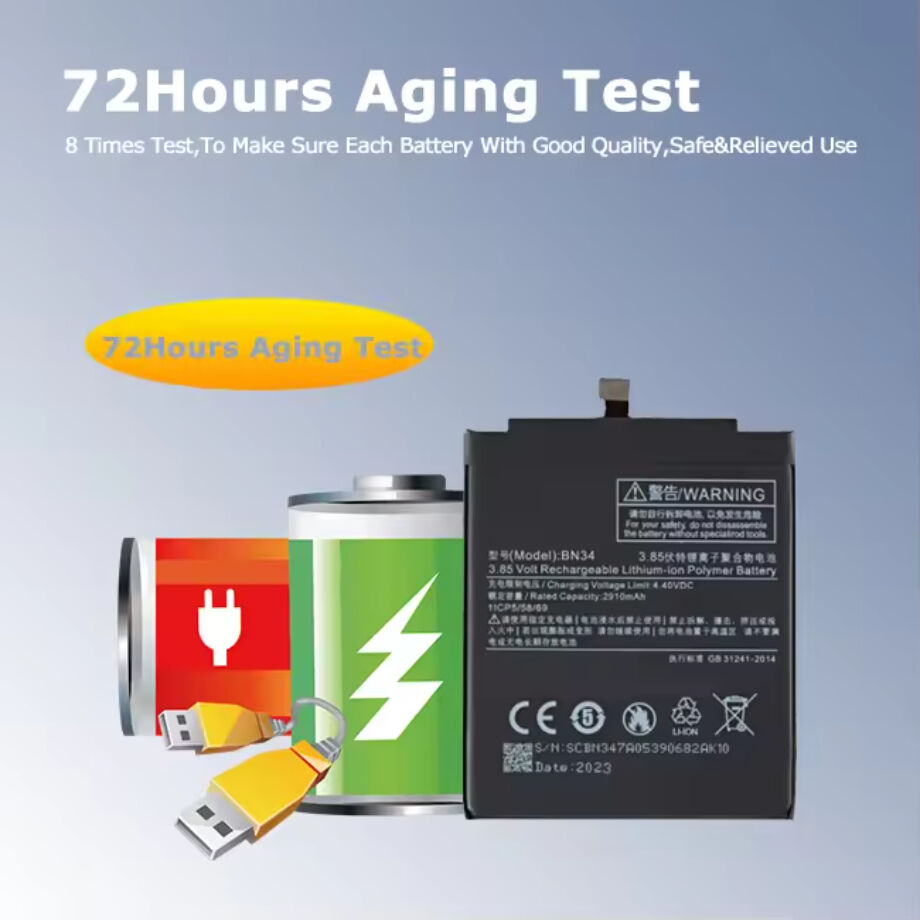 Hot Selling Oem Odm Manufacturer Mobile Phone Bn34 Built-in Battery For ...