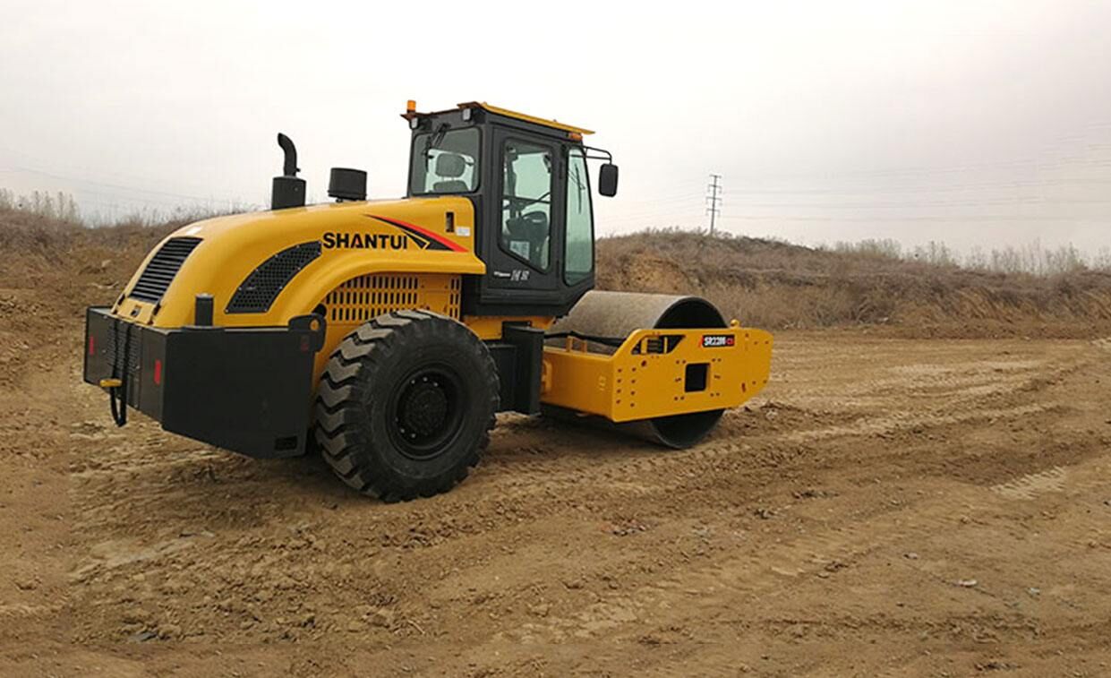 Buy China Wholesale Single Drum Compactor Sr10-b6 Shantui 10.5 Tons ...