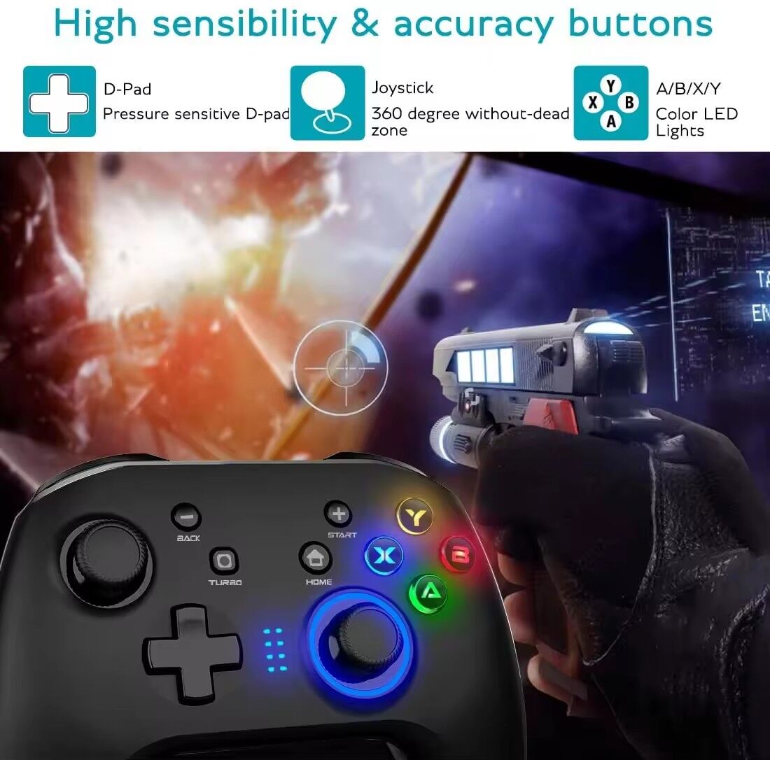 Wholesale Bluetooth Wireless Pc Gaming Controller Mobile Video Gamepad ...