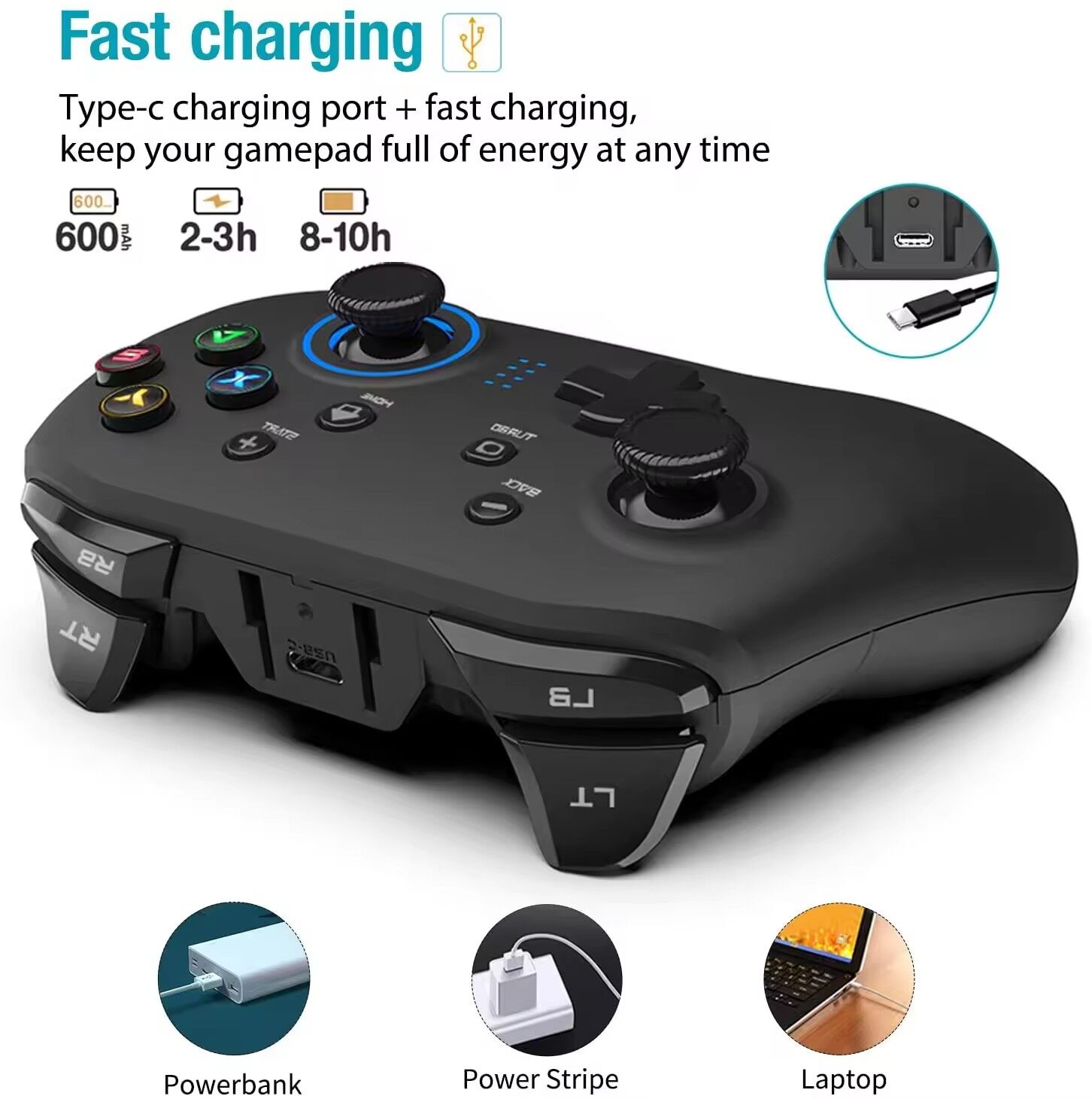 Wholesale Bluetooth Wireless Pc Gaming Controller Mobile Video Gamepad ...