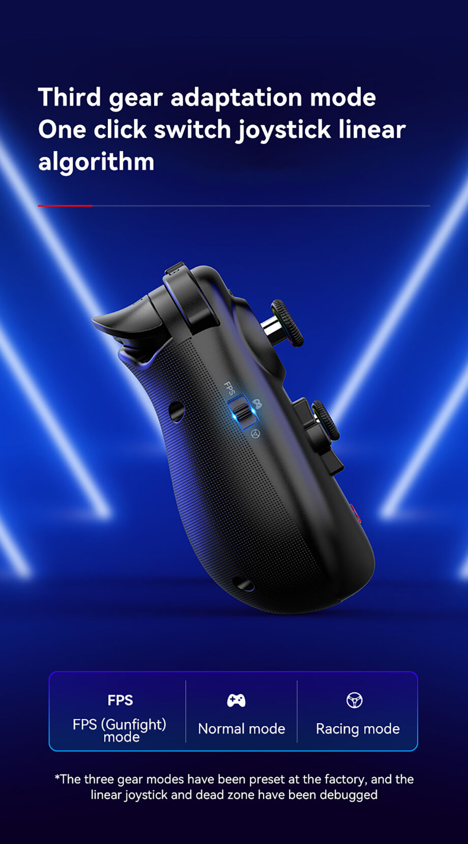 A D8 Pro Stretching Bt Gamepad Retractable Gamepad Rgb Hall Rocker ...