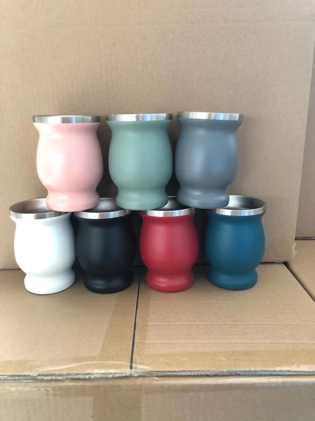 Factory Direct High Quality China Wholesale Argentina Mate Tea Cup 304 ...