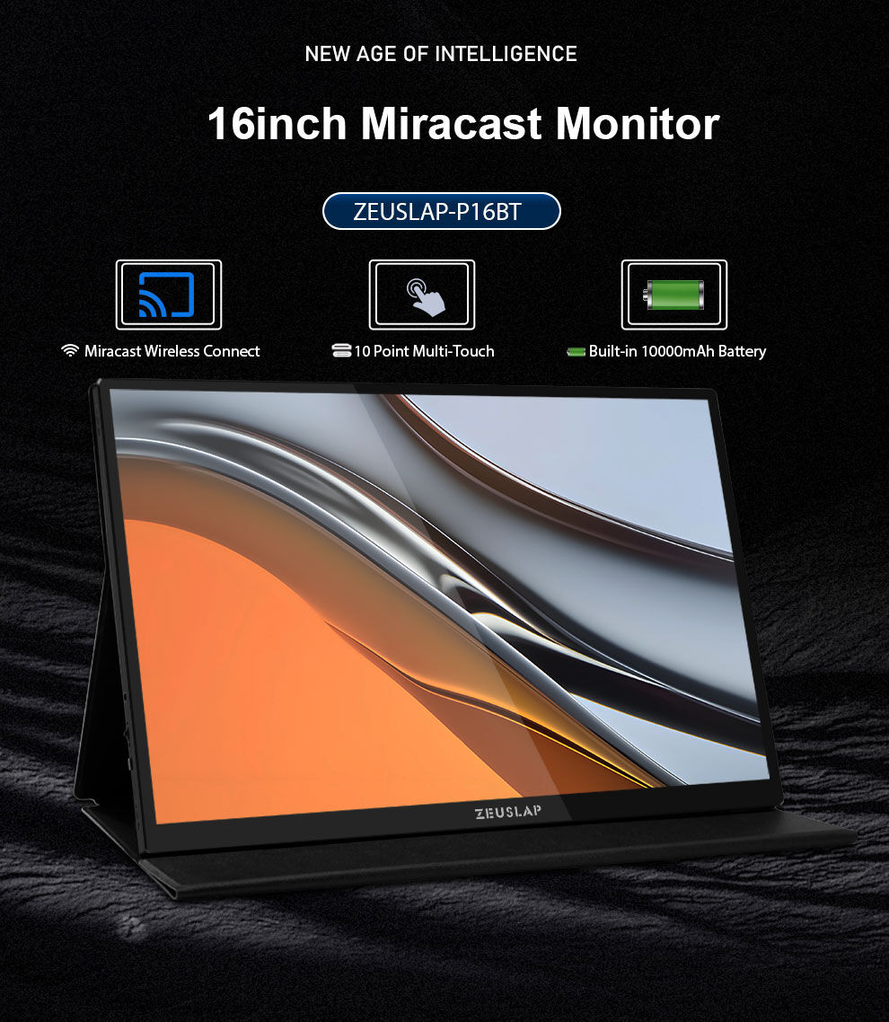 Buy China Wholesale Zeuslap 16" Touch Screen Miracast Portable Ips ...