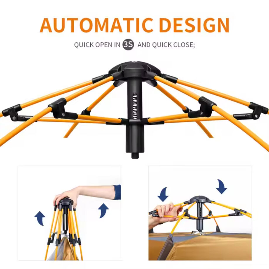 Automatic Camping Tents 5 6 8 Persons Waterproof Outdoor Tents $45 ...
