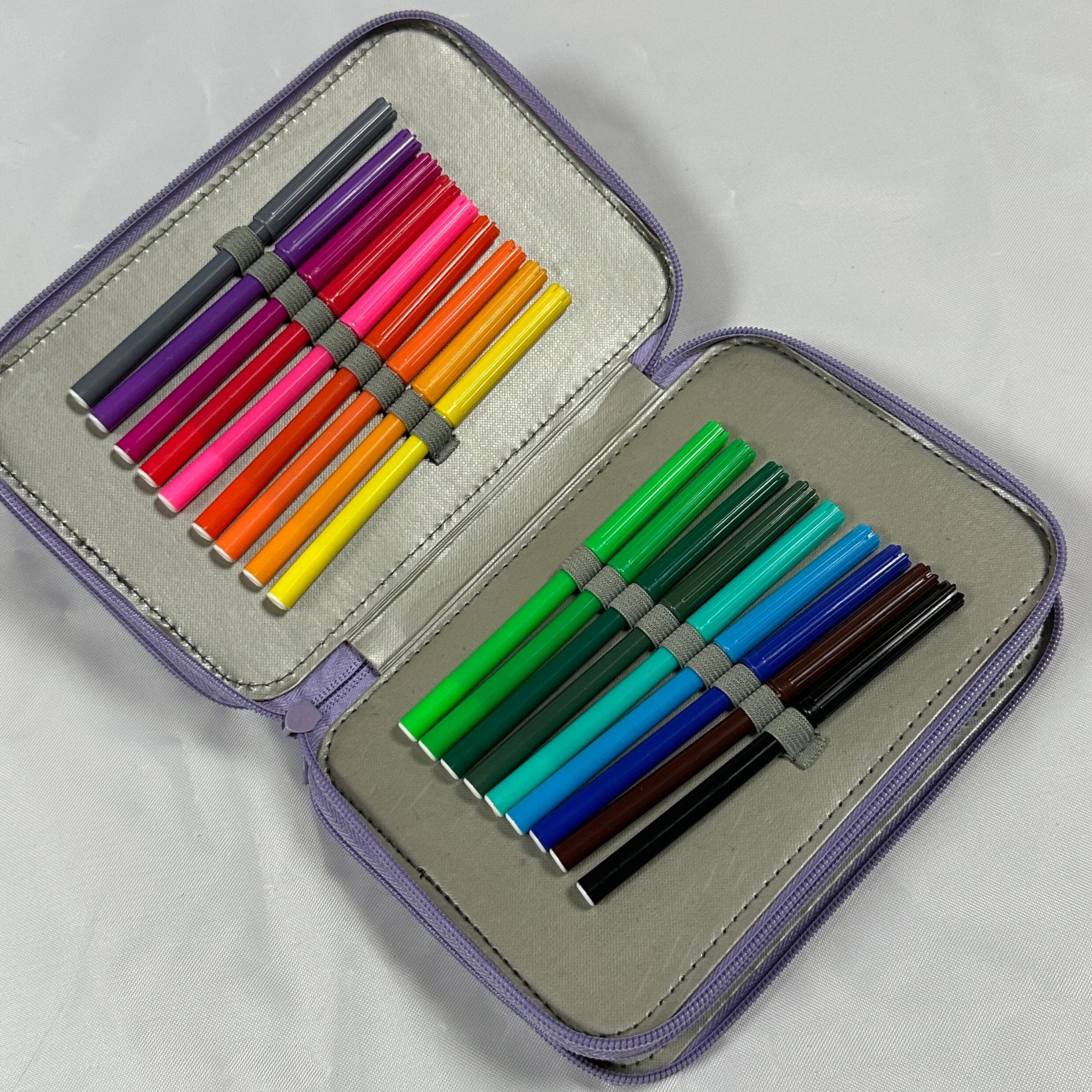 Stationery Gift Sets Quality Large Capacity Stitched Pencil Case For ...