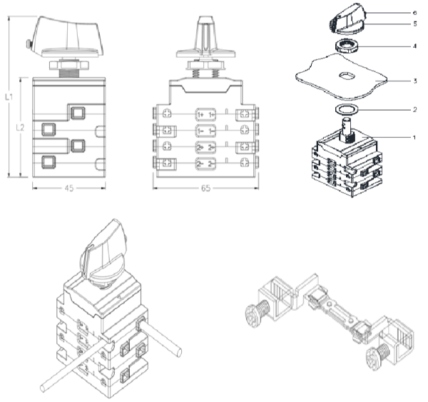 Buy China Wholesale Dc21b 1500vdc 2-8p Solar Isolator Switch For Solar ...