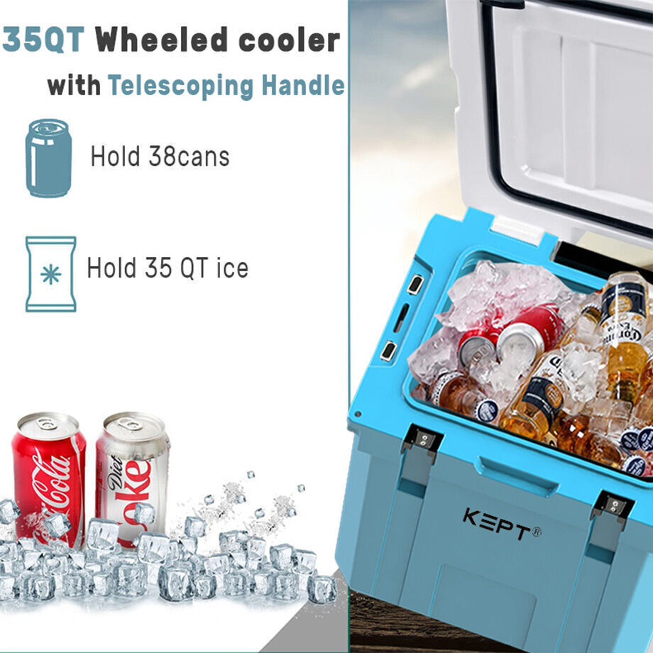 Bulk Buy China Wholesale Custom 35qt Plastic Square Camping Coolers ...
