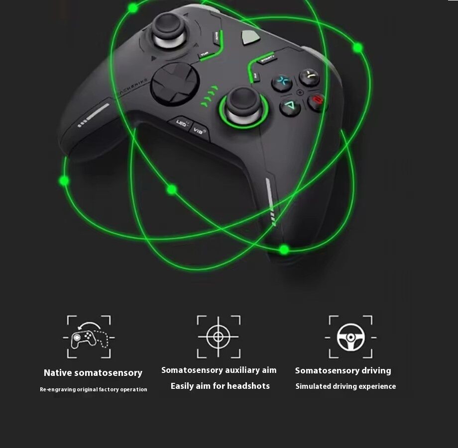 Hall Effect Joystick Gamepad, Pc Controller, Tv Game Controller, Hall ...