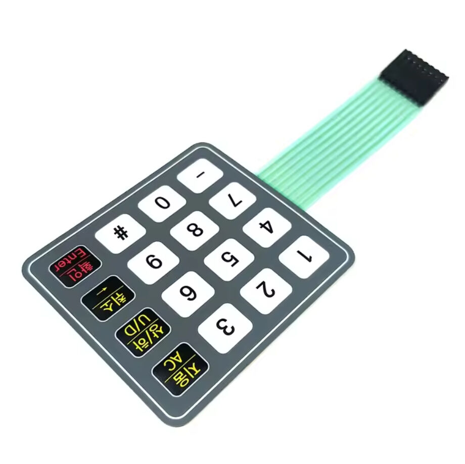 Customized Membrane Switch Keypad & Embossed Metal Dome Switches ...