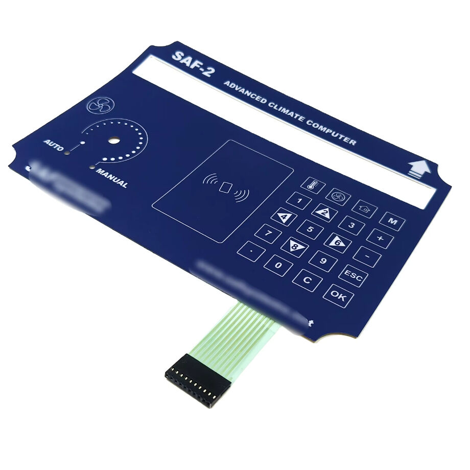 New Supplier Customized Membrane Switch Keypad & Embossed Metal Dome ...