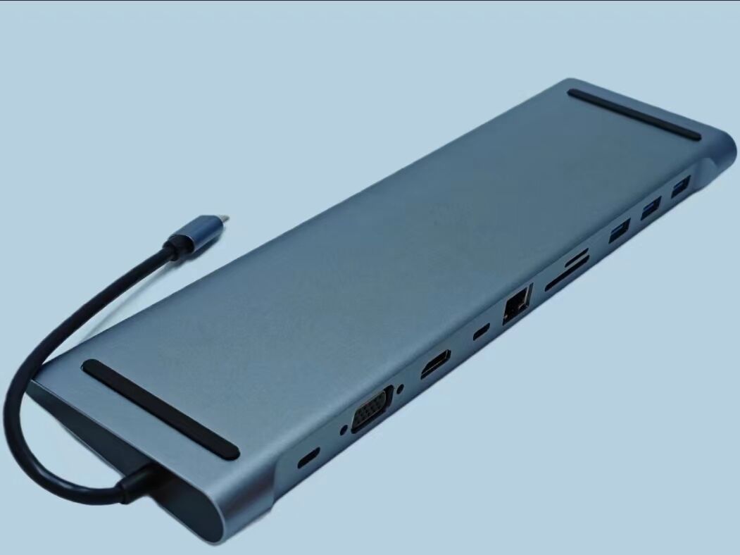 Bracket Style Multifunctional 11 In 1 Multi Port Hub Usb C Docking ...