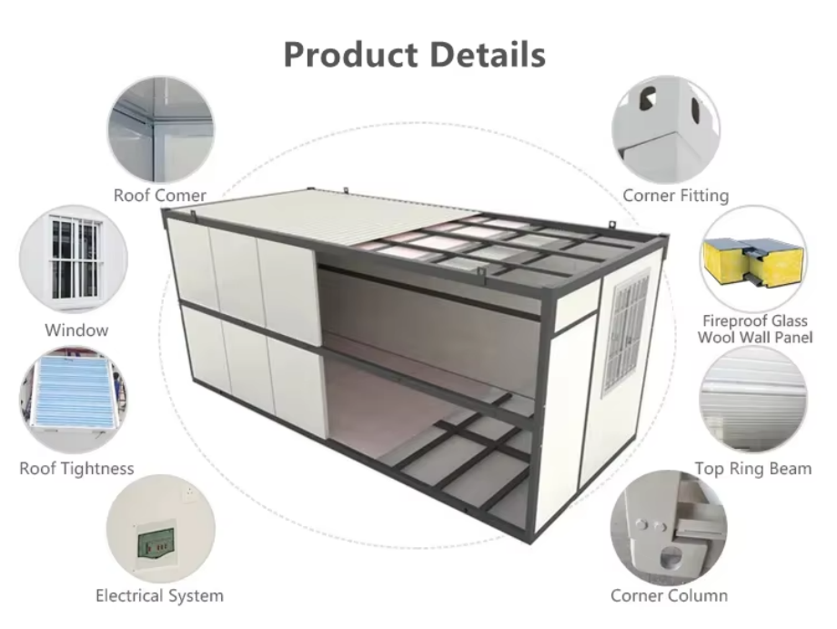 Folding Container House Mobile Residential Property Office Folding Box ...
