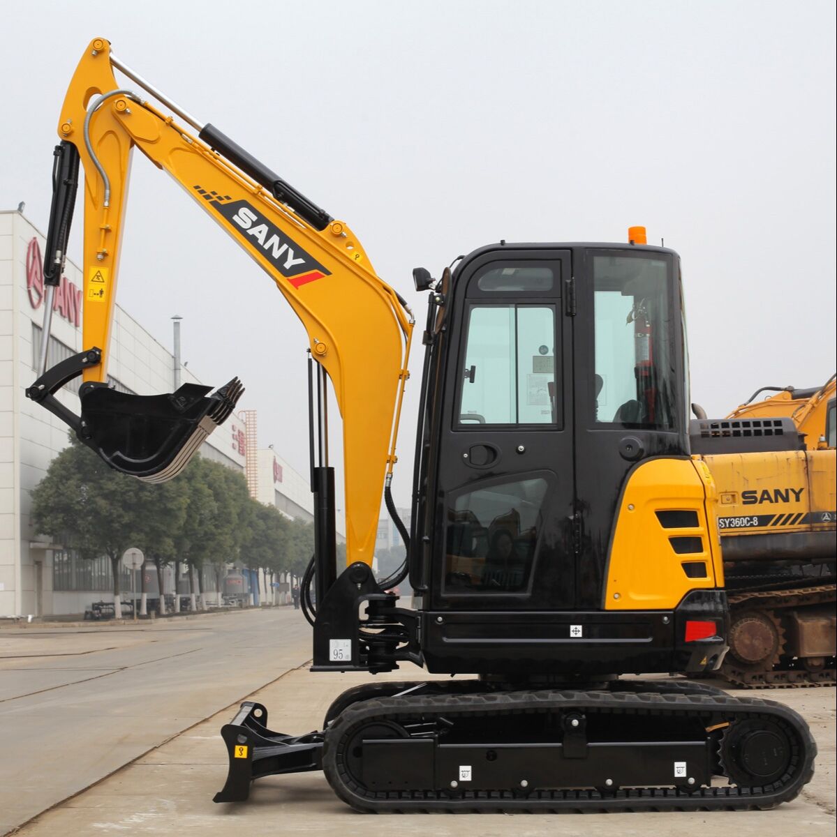 New Sa-ny Ce 4ton Sy35u Digger Hydraulic Crawler Excavator With 0.12cbm ...