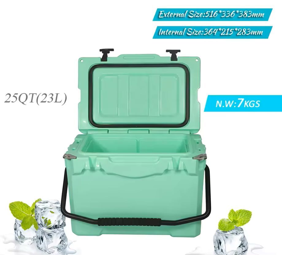 Hot Selling 25qt Waterproof Hard Rotomolded Lldpe Insulated Portable ...