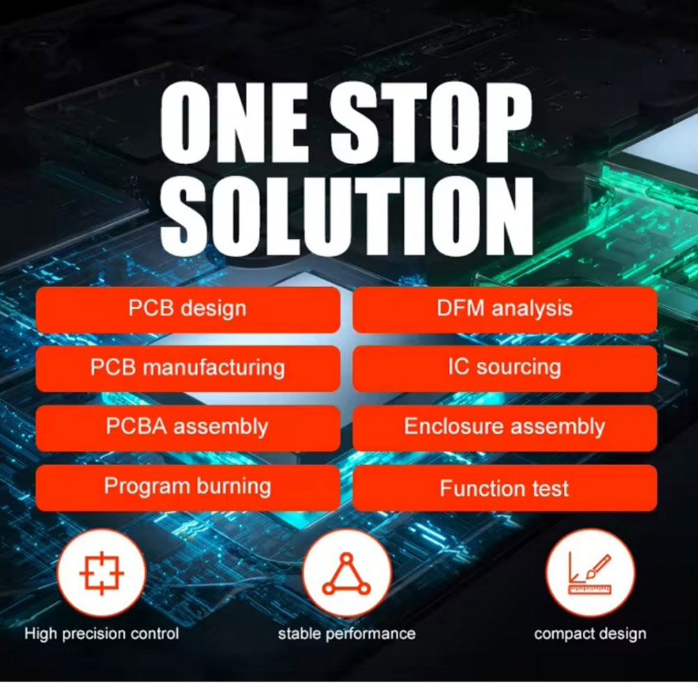 One-stop Pcba Manufacturing Service Custom Electronic Multilayer Pcb ...