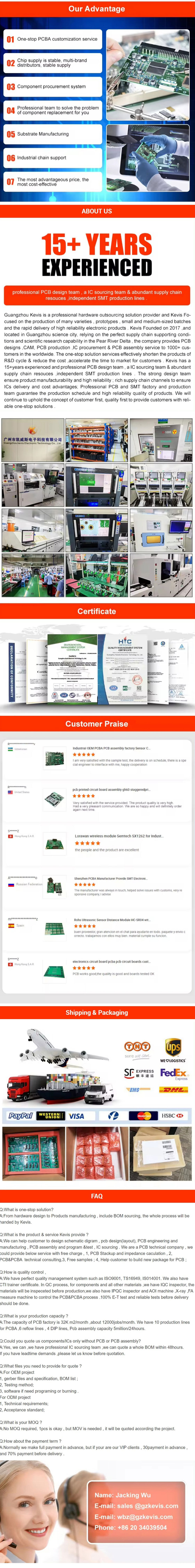 One-stop Pcba Manufacturing Service Custom Electronic Multilayer Pcb ...