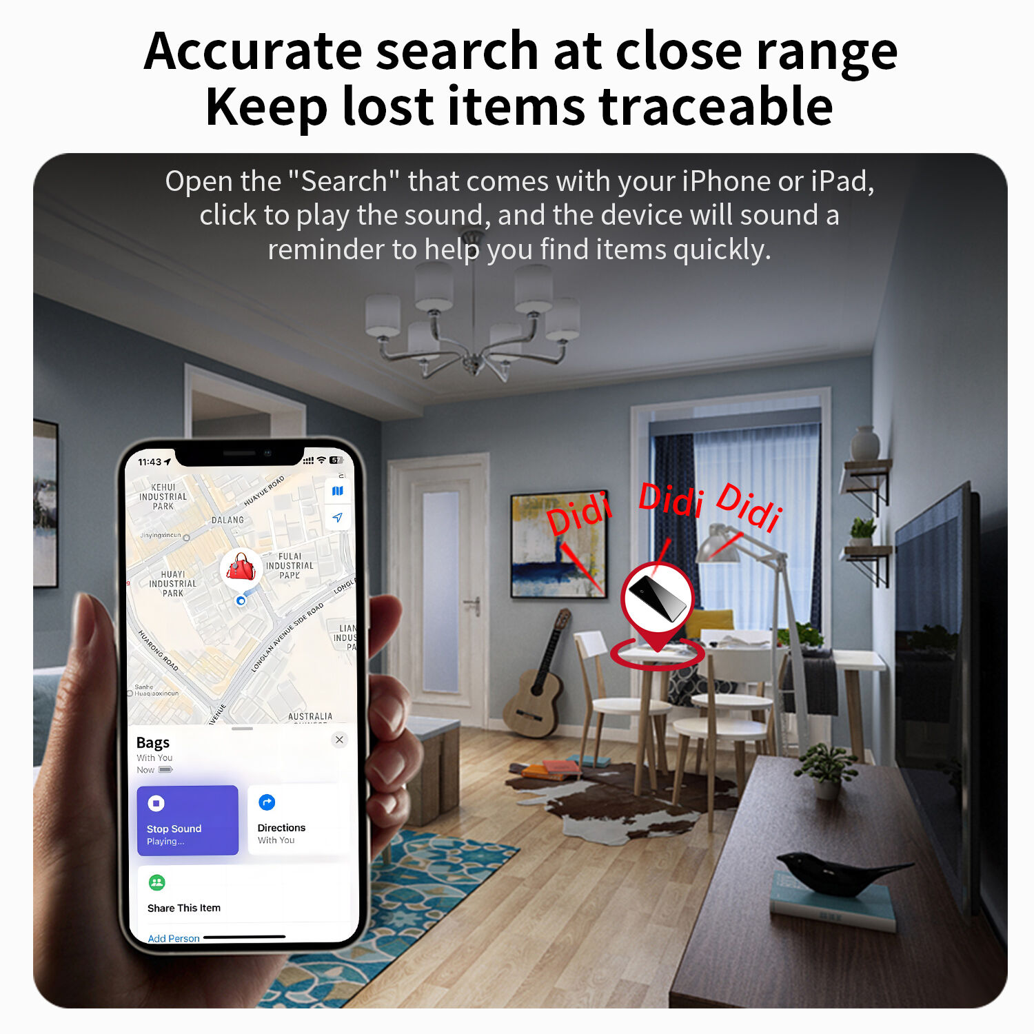 2024 Smart Tag Find My Tracker Tag Airtag Luggage Global Position Gps ...