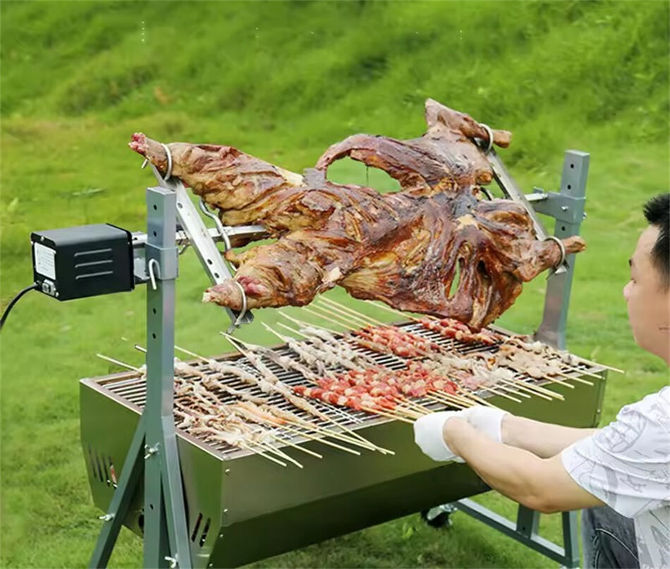 Buy China Wholesale Electric Rotating Bbq Grill Barbecue Grill Outdoor ...