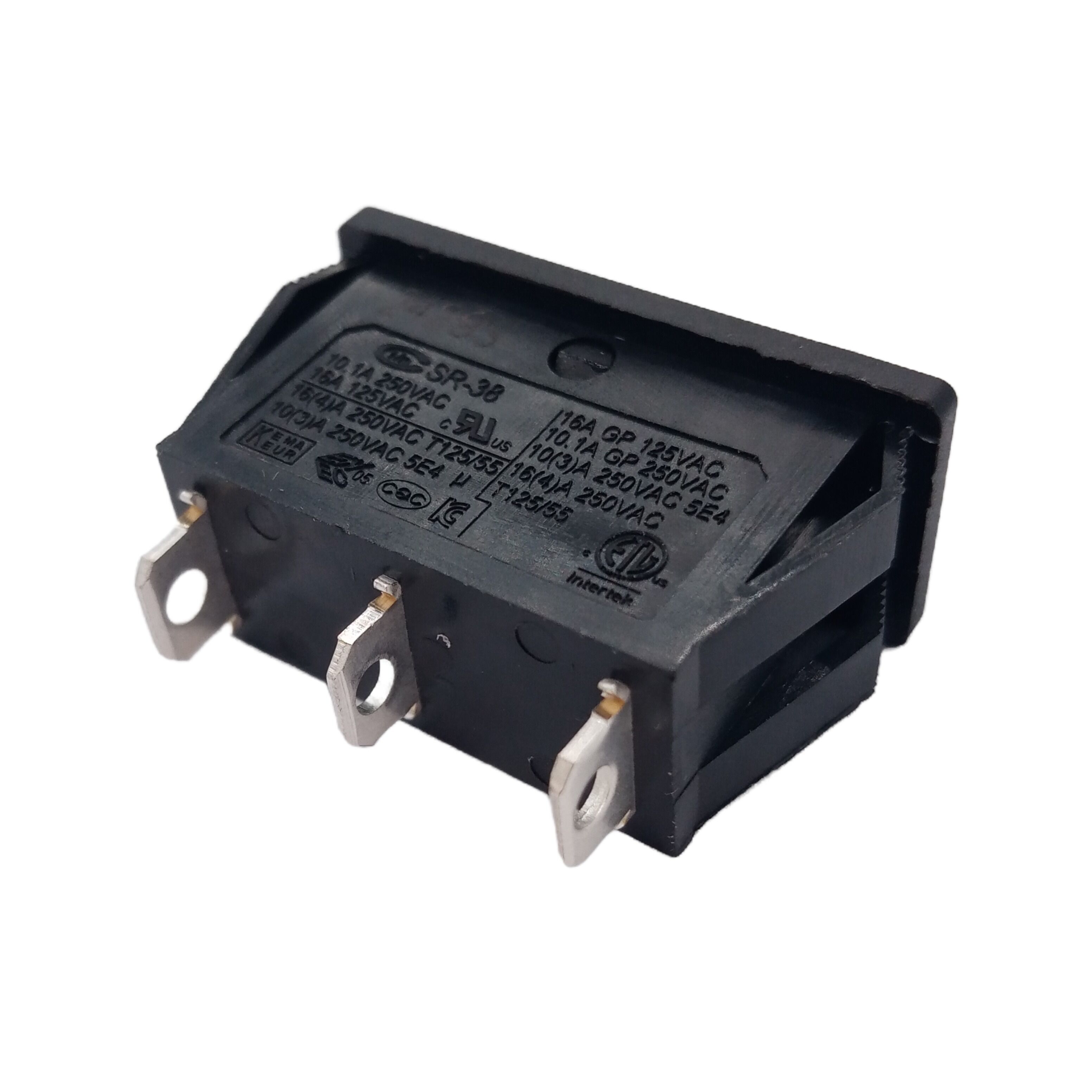 12v 110v 250v 3 Pin 3 Position Snap In Momentary Rocker Toggle Switch ...