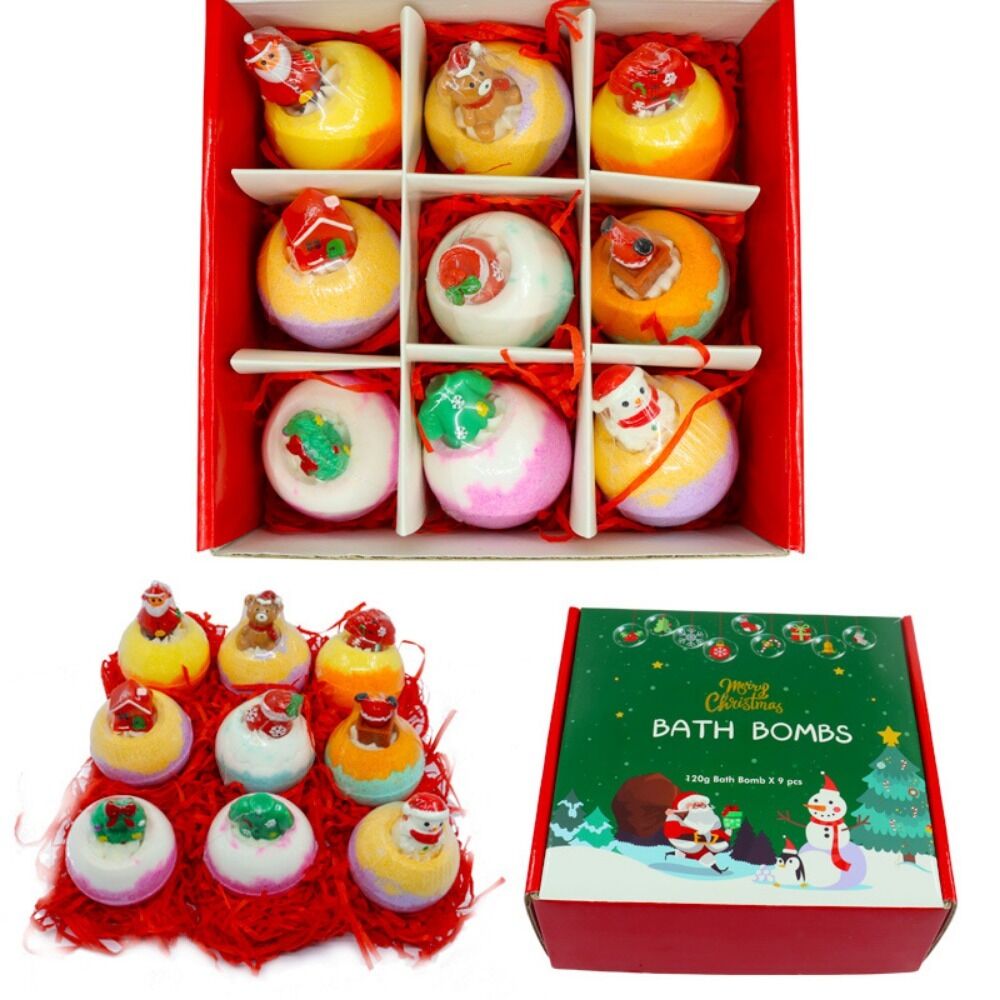 Cute Bath Bombs Christmas Bubble Bath Explosion Bath Salt Balls Bubble ...