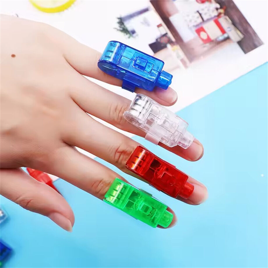 Led Light Finger Light Ring Flash Electronic Toy Party Favors Party ...